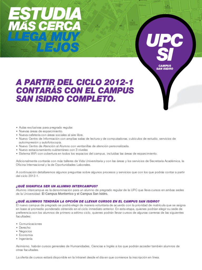 Sede UPC San Isidro | Descargar gratis PDF | Ciencia y Tecnología | Science
