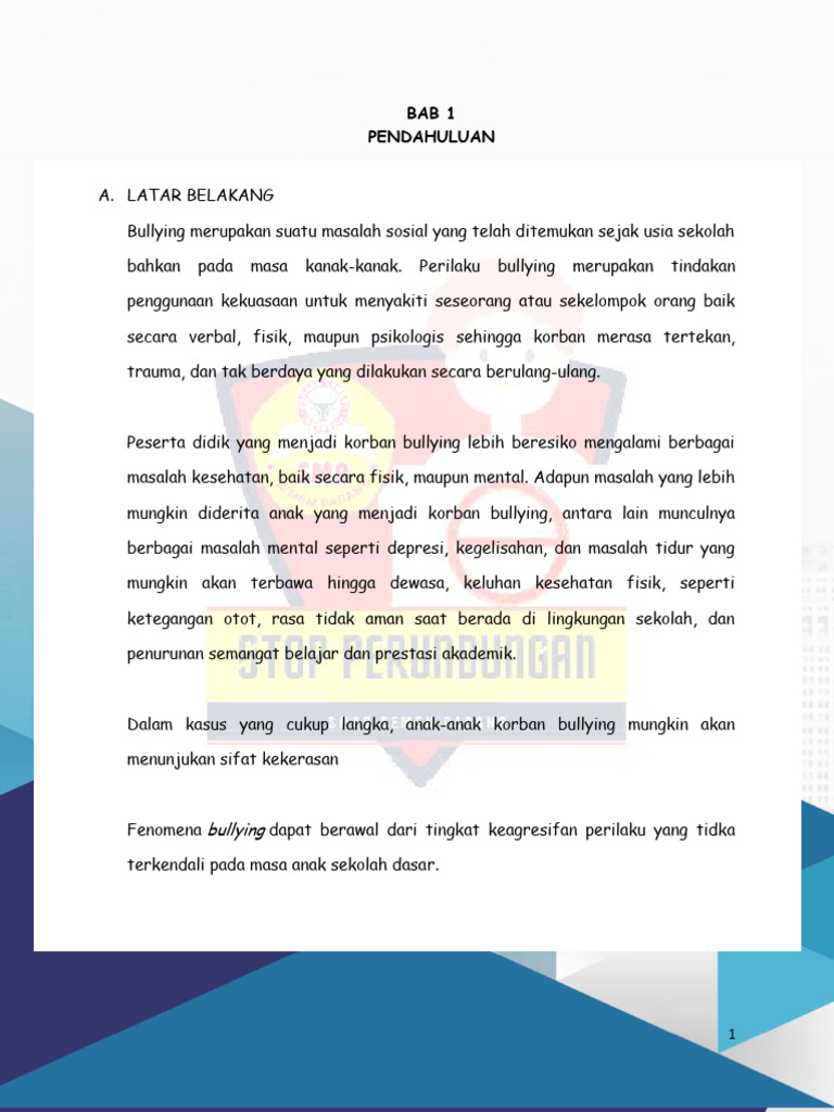 Program Perundungan 2023-2024 | PDF