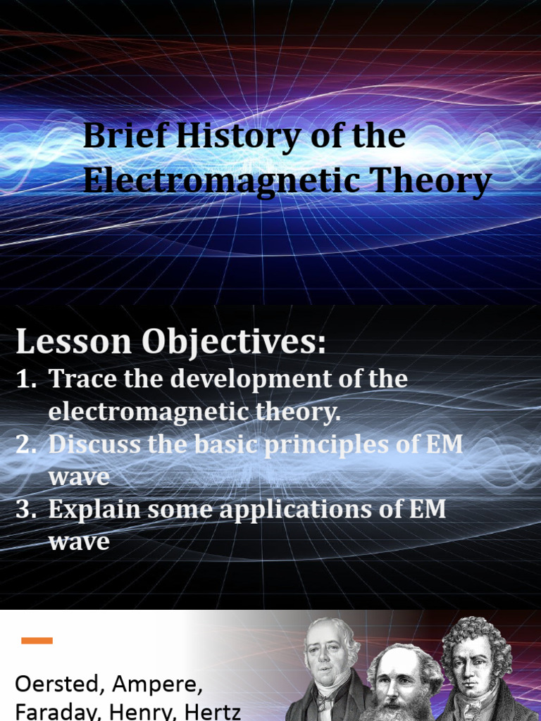 History of Electro Magnetism 1 | PDF
