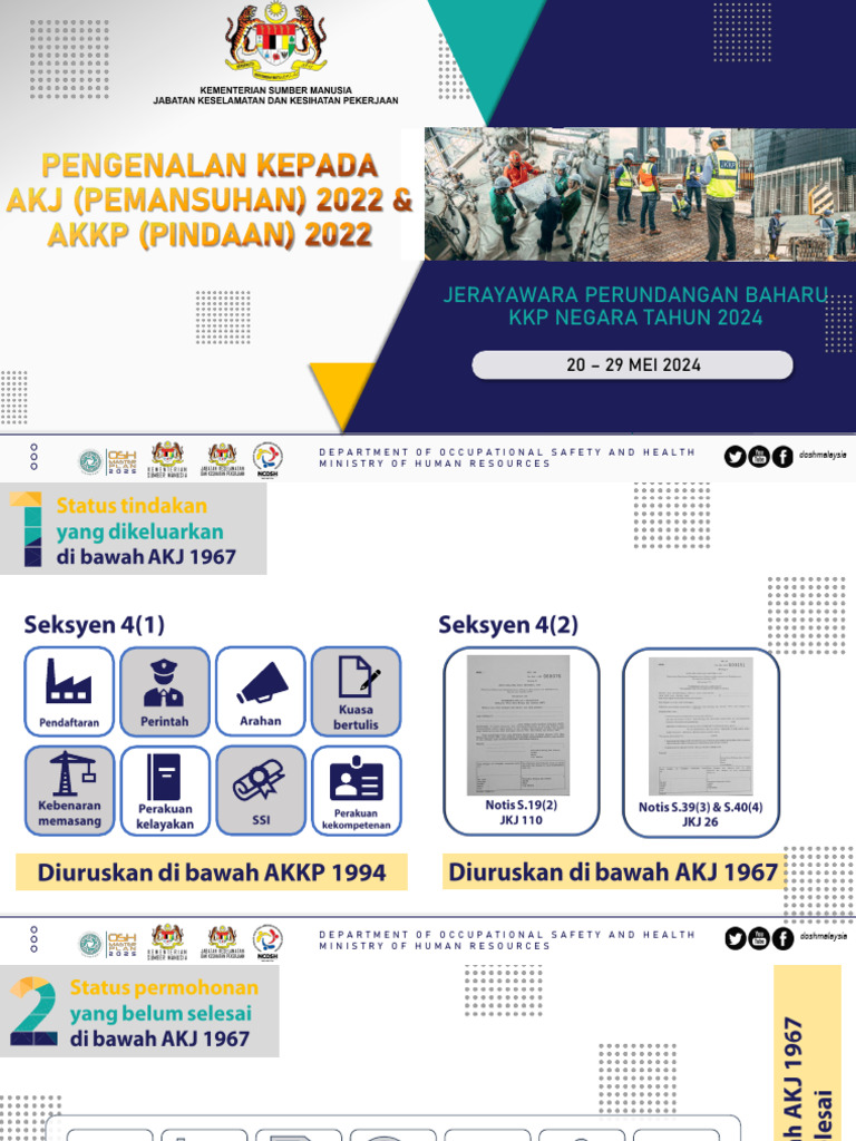 1.0. AKKP (Pindaan) 2022 Dan AKJ (Pemansuhan) 2022 | PDF
