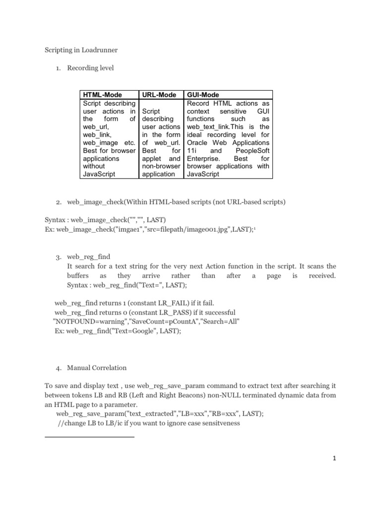 Load Runner Script | Download Free PDF | Parameter (Computer Programming) | File Format