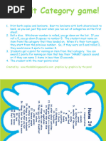 Classroom Game: Name Three Challenge | PDF