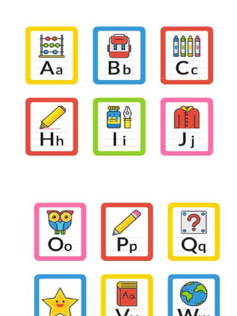 Alphabet English | PDF