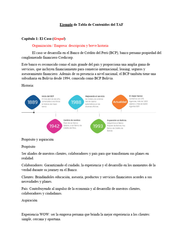 Grupo 1 - Taf | PDF | Perú | Bancos