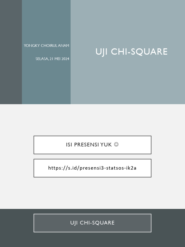 Uji Chi-Square | PDF
