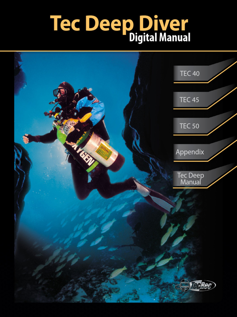1 - Tec Deep Diver - Introduccion | PDF | Buceo bajo el agua | Procedimientos de buceo bajo el agua