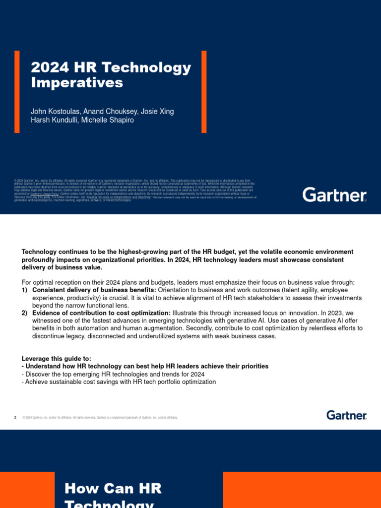 2024 HR Technology Planning Imperatives | PDF | Human Resource Management | Artificial Intelligence