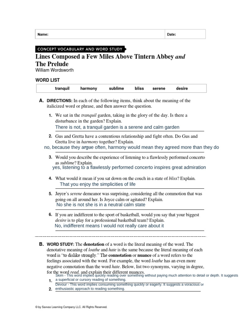 Concept Vocabulary and Word Study (PDF) | PDF