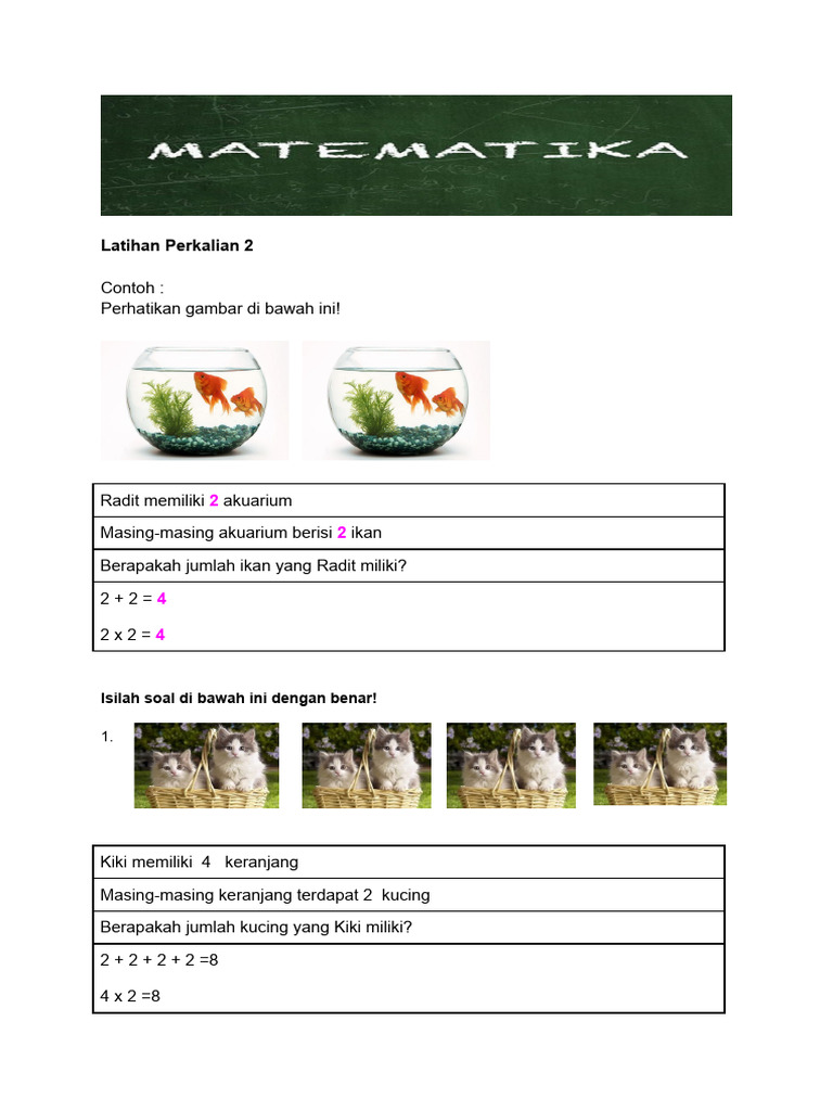 Soal Perkalian Week 5 | PDF
