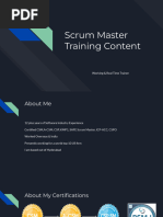 Daily Activities/ Checklist of A Scrum Master | PDF