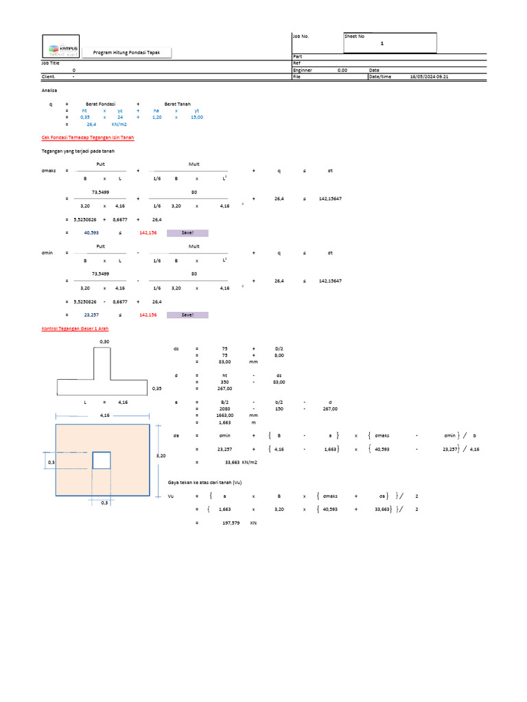 5.pondasi Dangkal 1 Ok2 | PDF