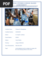 HSB-Guidelines-for-SBA (CSEC) | PDF | Educational Assessment | Data