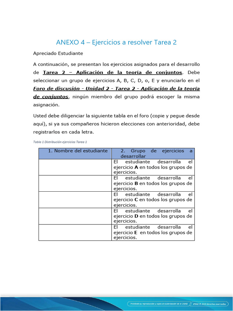 Anexo 4 - Ejercicios A Resolver Tarea 2 | Descargar gratis PDF | Inteligencia artificial ...