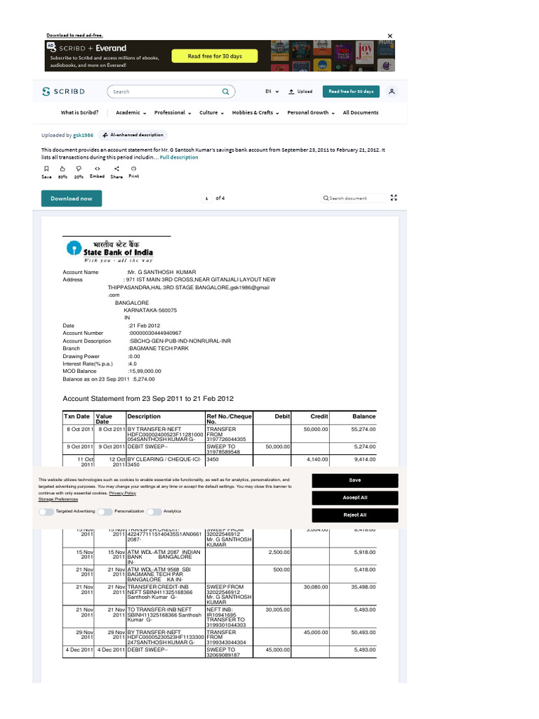 WWW Scribd Com | PDF | Debit Card | Banking