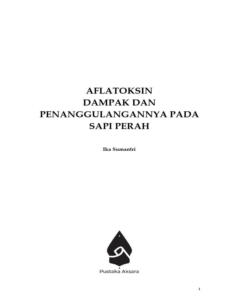 Aflatoksin Pada Sapi Perah-Ika Sumantri | PDF | Teknologi & Rekayasa