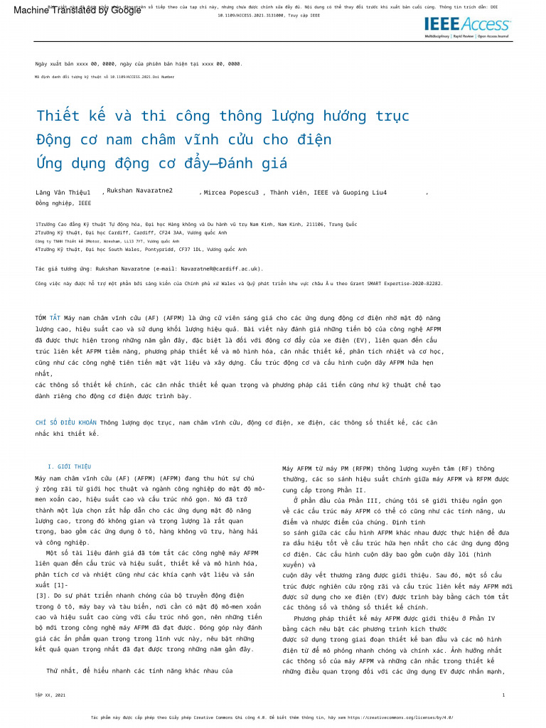 Design and Construction of Axial-Flux Permanent Ma | PDF