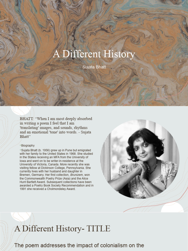 A Different History | Download Free PDF | Poetry