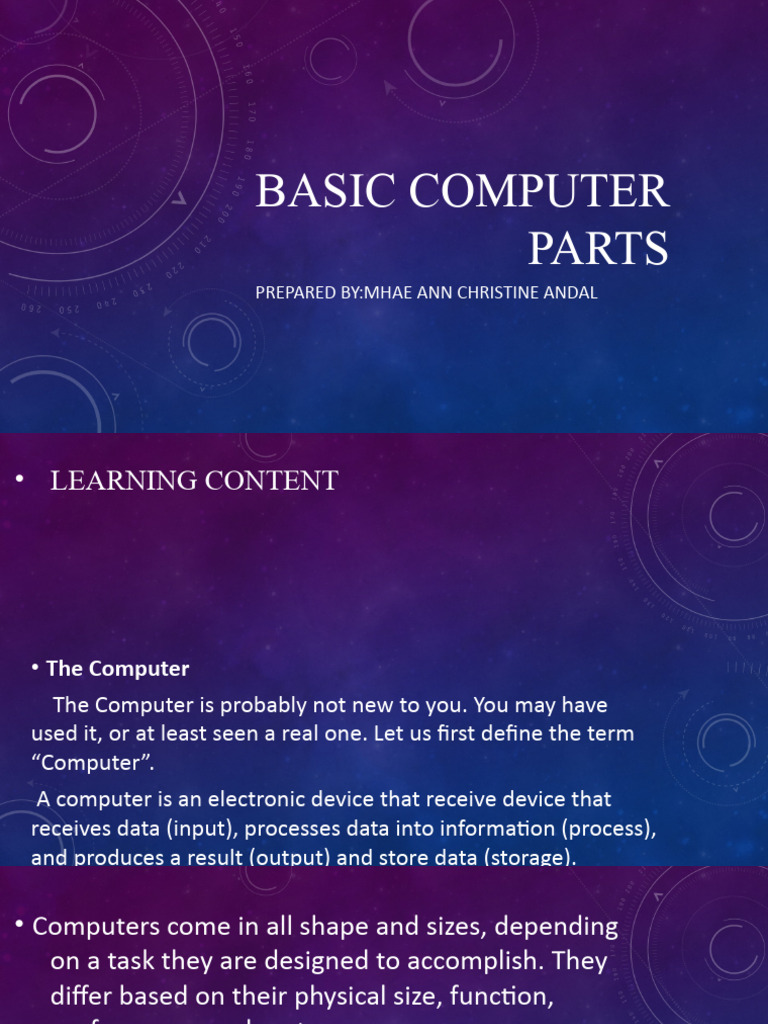 Presentation of Mhae Ann and Ericka Atienza | PDF | Computer Data ...