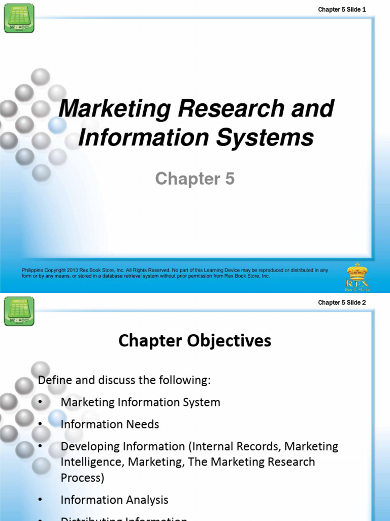 Chapter 5 Marketing Research | PDF | Data | Marketing Research