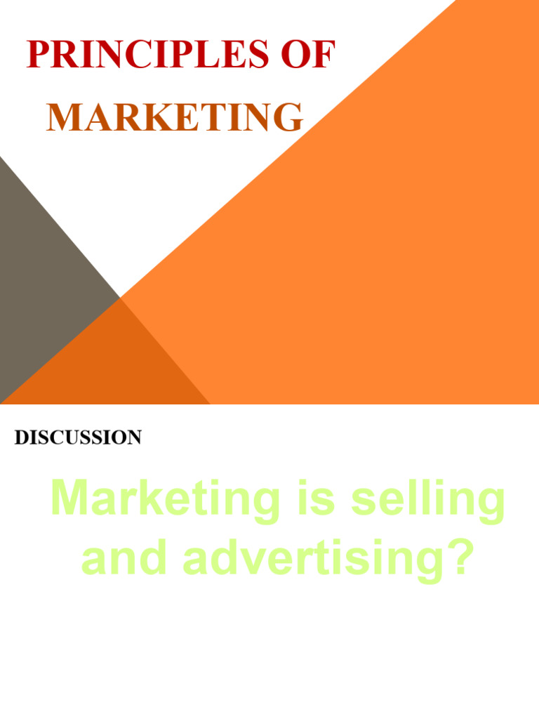 Principles of MKT Handout | PDF | Marketing | Marketing Research