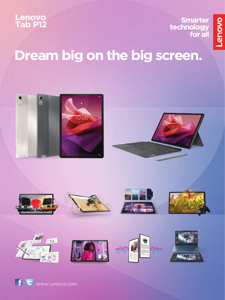 Lenovo Tab P12 Datasheet | PDF | Intel | Tablet Computer