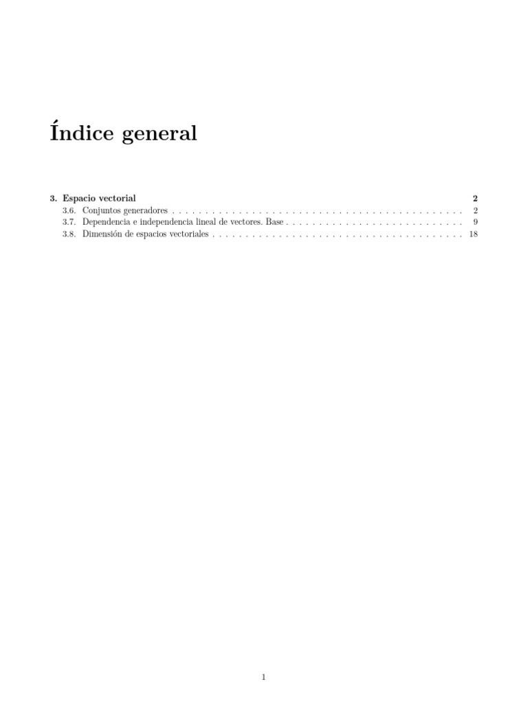 Base Dimension Esp Vectorial | Descargar gratis PDF | Espacio vectorial ...