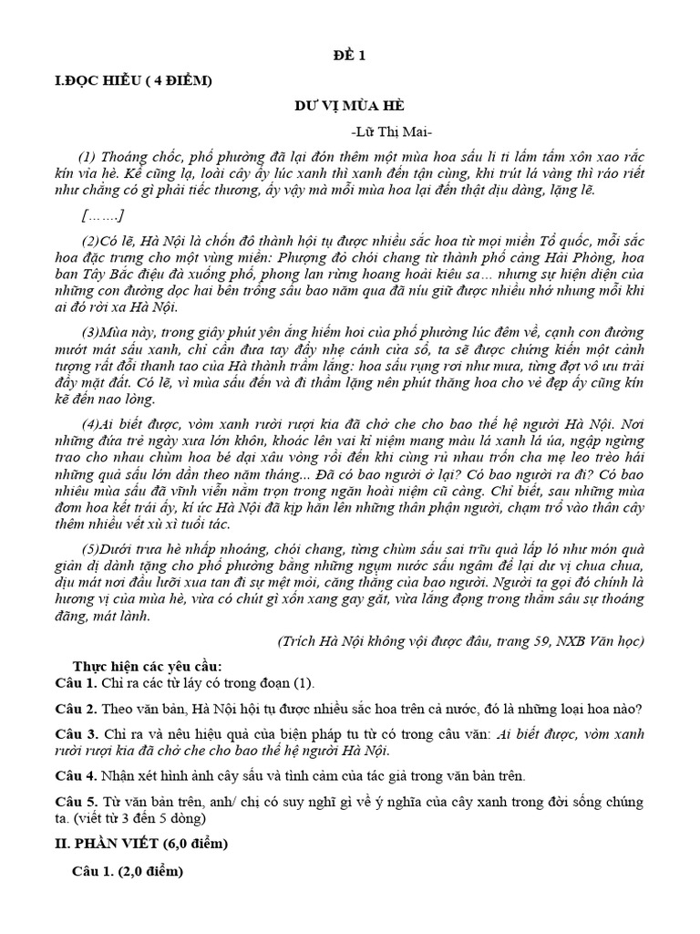 Đề Ôn Cuối HK2 - 11 - Lý | PDF