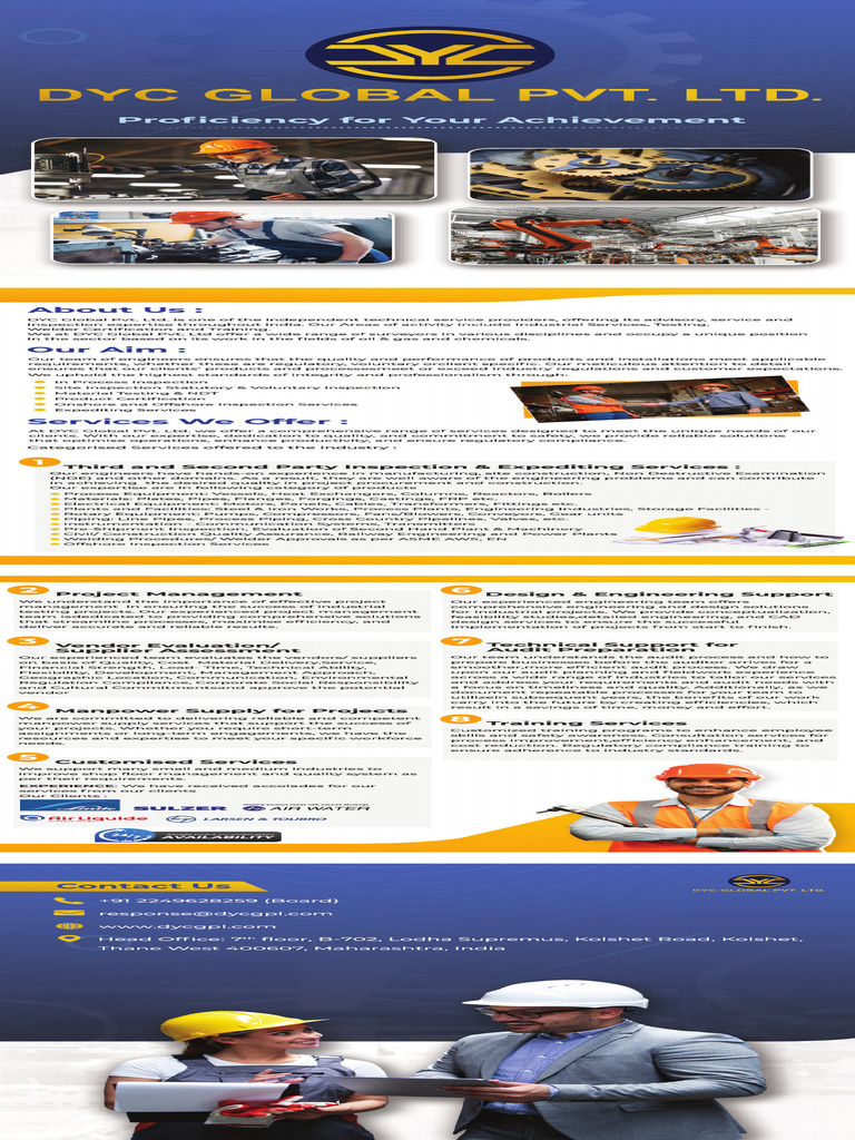DYC Private Limited Company Profile | PDF