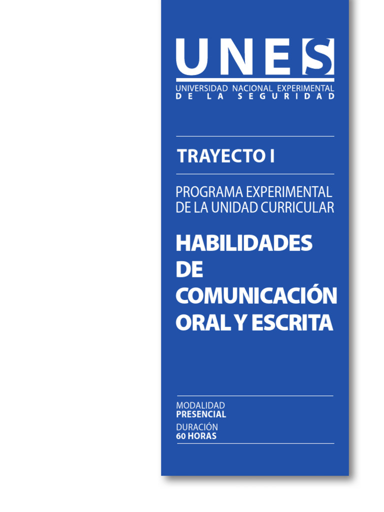 .Oral y Escr | PDF | Comunicación | Evaluación