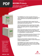 Product Datasheet: Micom P127 - Overcurrent and Earth Fault Protection Relay-30 Te-Standard ...