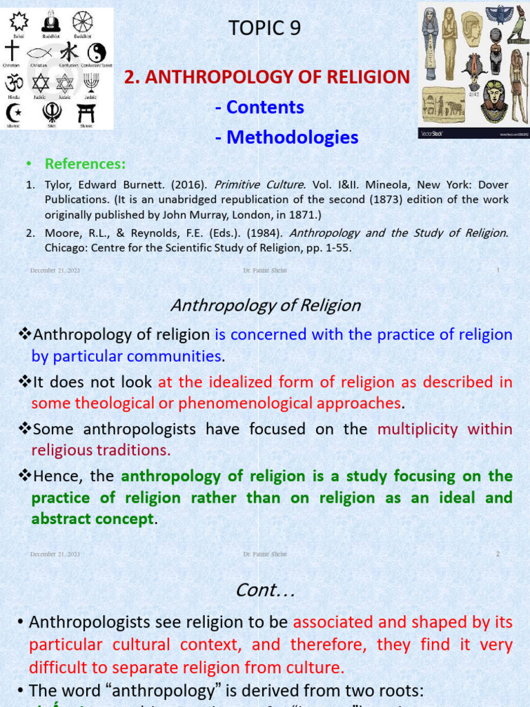 RKUD3230 Topic 9 | PDF | Anthropology | Anthropology Of Religion
