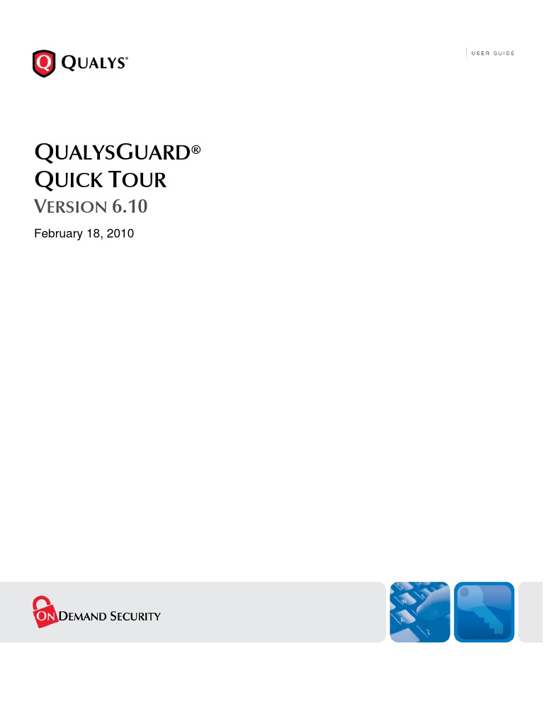 QualysGuard Quick Tour | PDF | Payment Card Industry Data Security Standard | Image Scanner