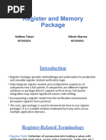UVM RAL: Register Methods Explained | PDF | Computer Data | Information Technology