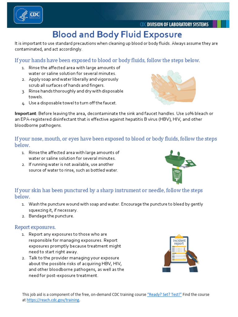 Blood and Body Fluid Exposure FINAL | PDF