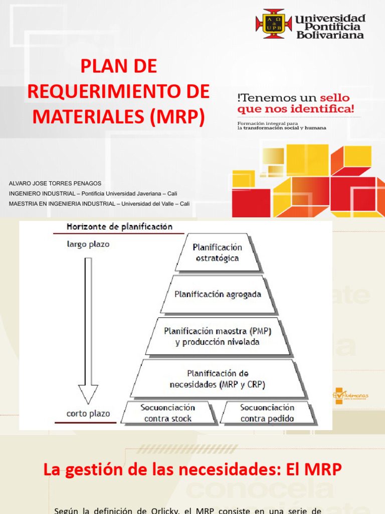Plan de Requerimiento de Materiales | Descargar gratis PDF | Economias