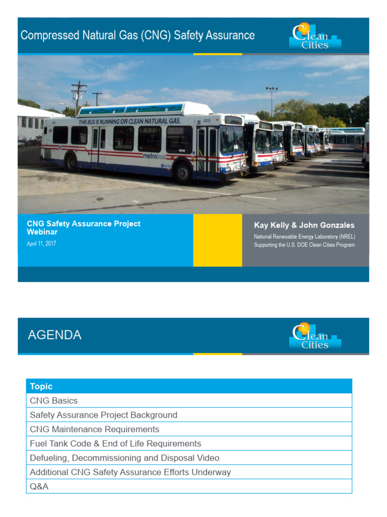 Compressed Natural Gas CNG Safety Assurance | PDF | Liquefied Natural ...