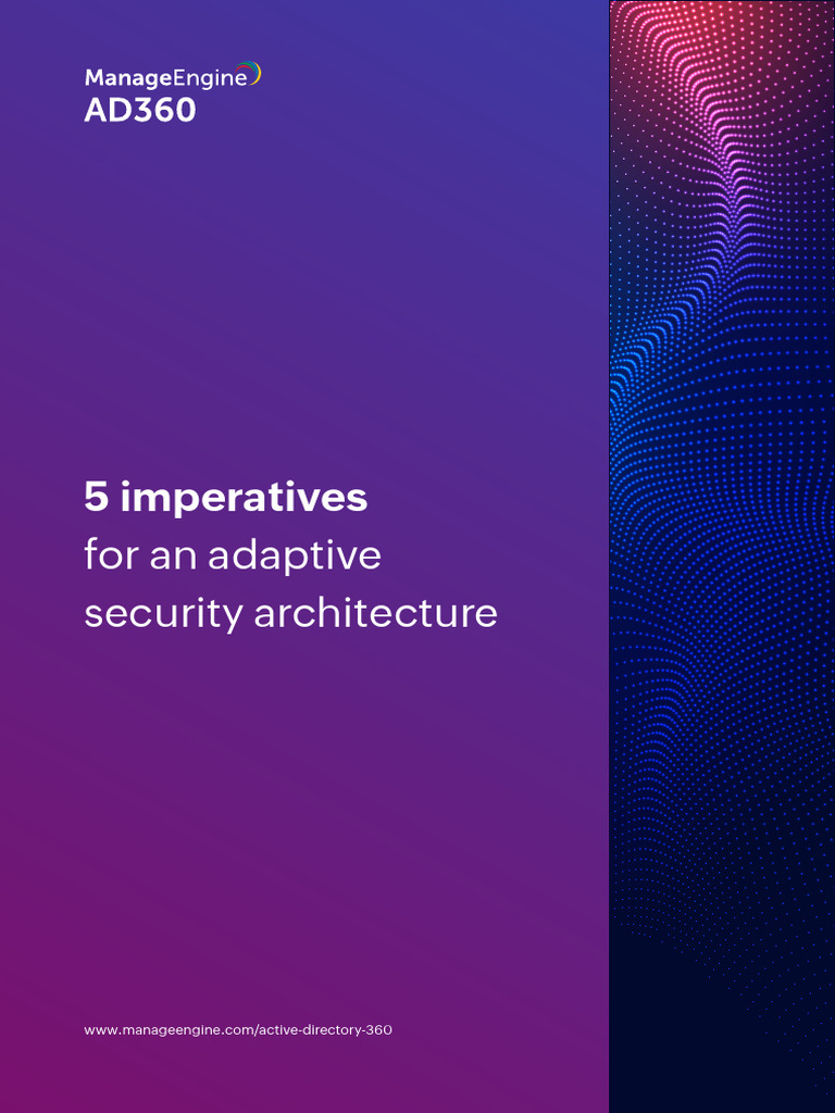 5 Imperatives for an Adaptive Security Architecture | PDF | Security | Computer Security