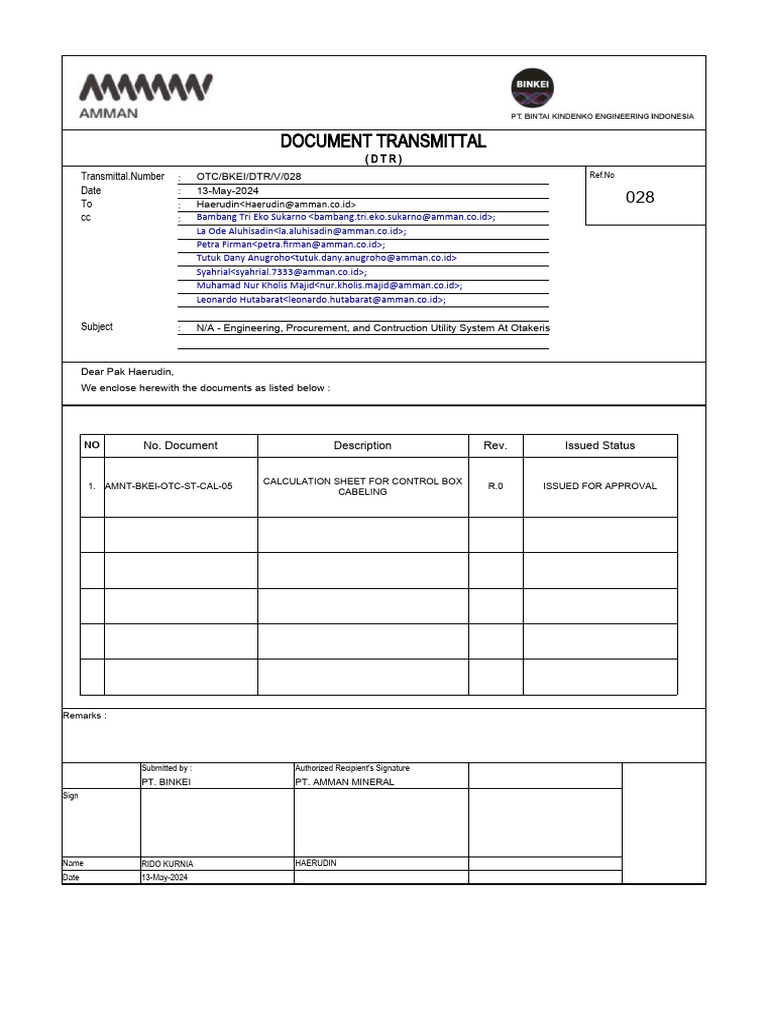 Control Box Cabling Calculation Sheet | PDF | Concrete | Composite Material