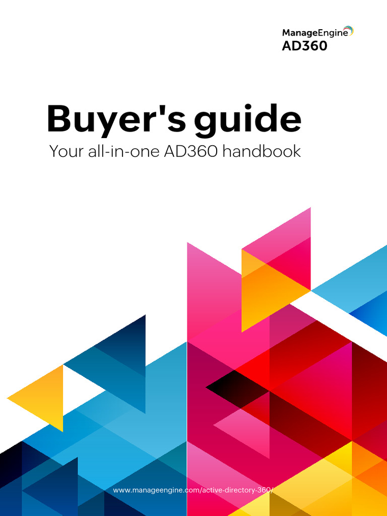 Manageengine Ad360 Buyers Guide | PDF | Password | Security
