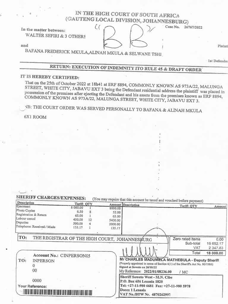 High Court Documents | PDF