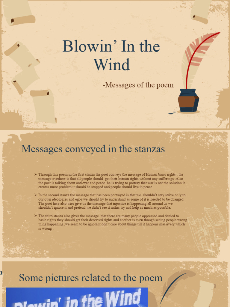 Blowing in the wind | PDF