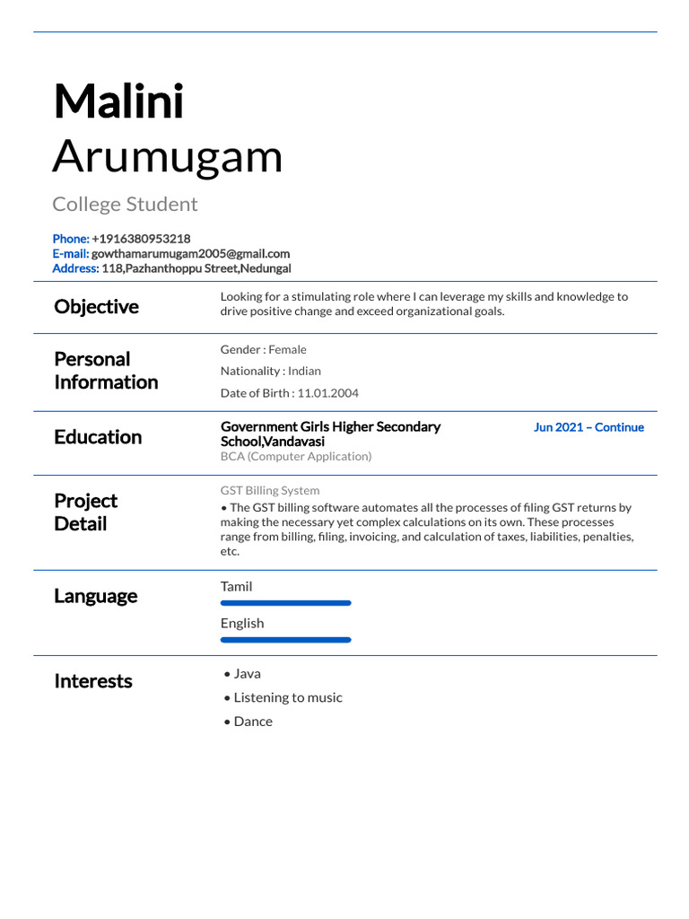 College Student Seeking Opportunities | PDF