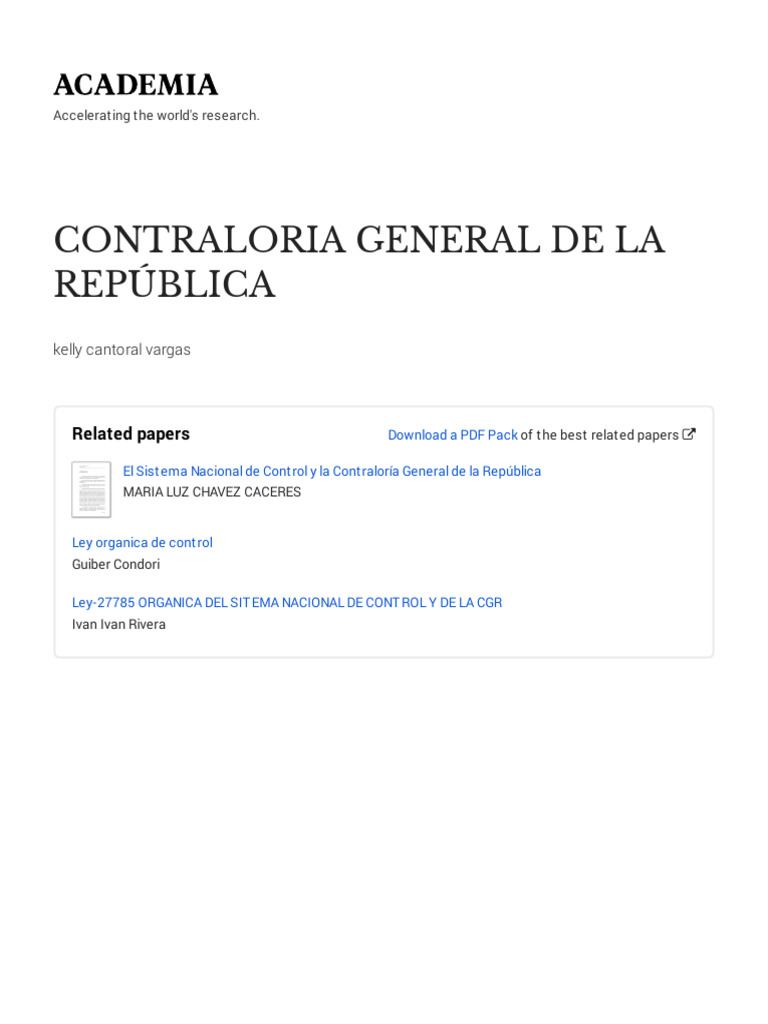 Gui 1 | PDF | Contralor | Auditoría