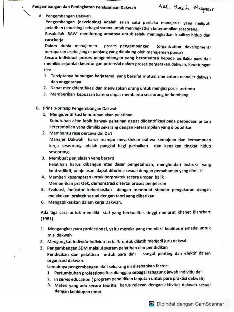 Materi DASAR-DASAR MANAJEMEN (Abdullah Razin Muyassar) | PDF