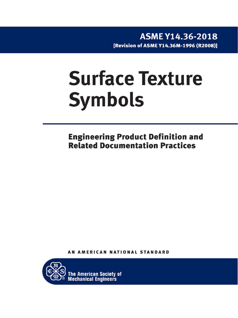 Asme Y14.36-2018 | PDF