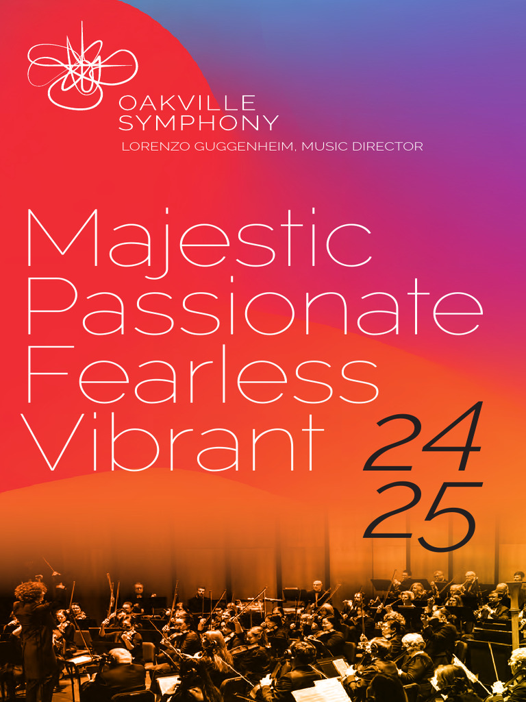 Oakville Symphony 24-25 Season Brochure | PDF | Johannes Brahms | Concerto