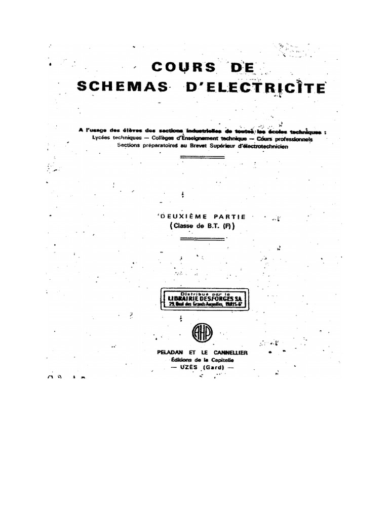 Cours de Schemas D Electricite | PDF