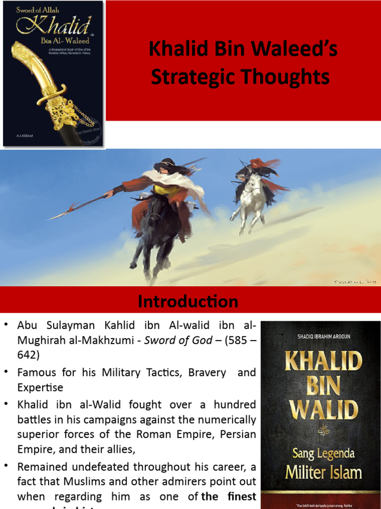 Khalid Bin Al waleed | PDF | Cavalry | Maneuver Warfare