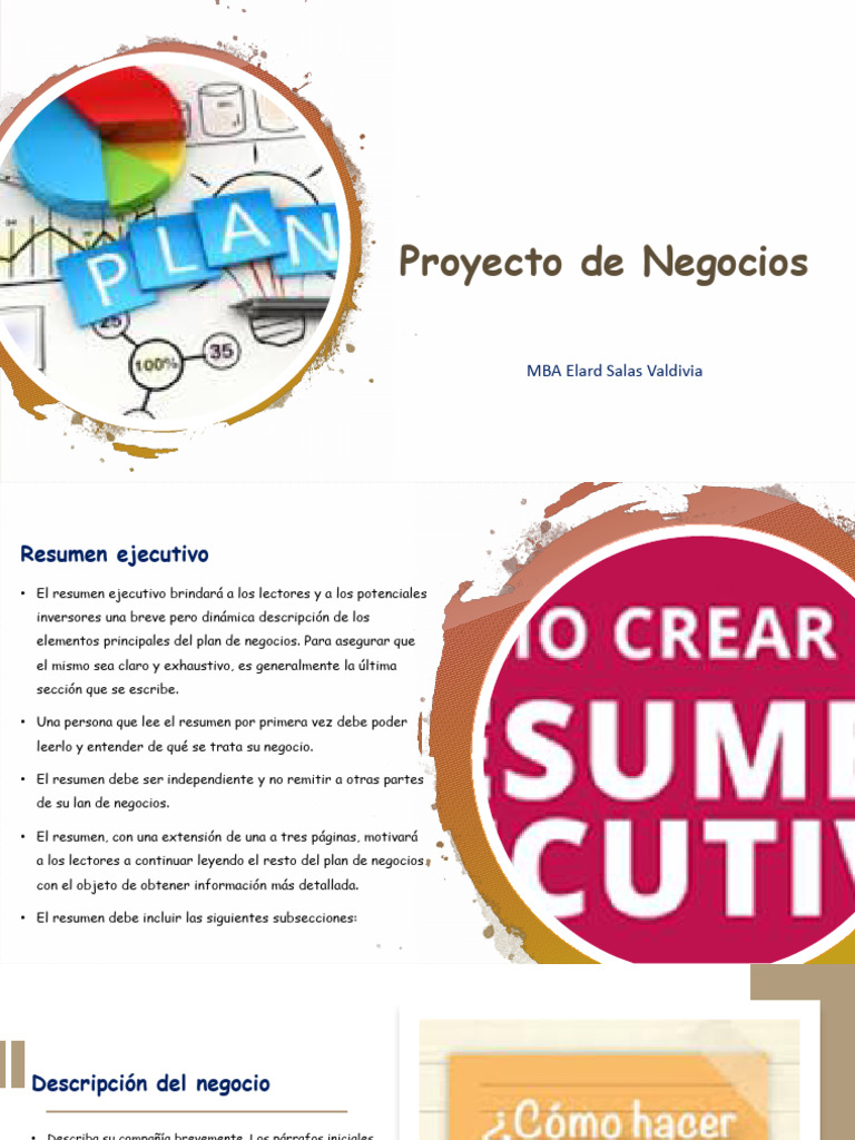 Plan de Negocios: Resumen Ejecutivo y Análisis | PDF | Marketing ...