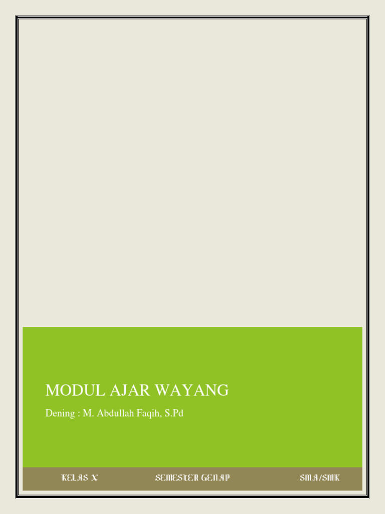 Modul Ajar | PDF